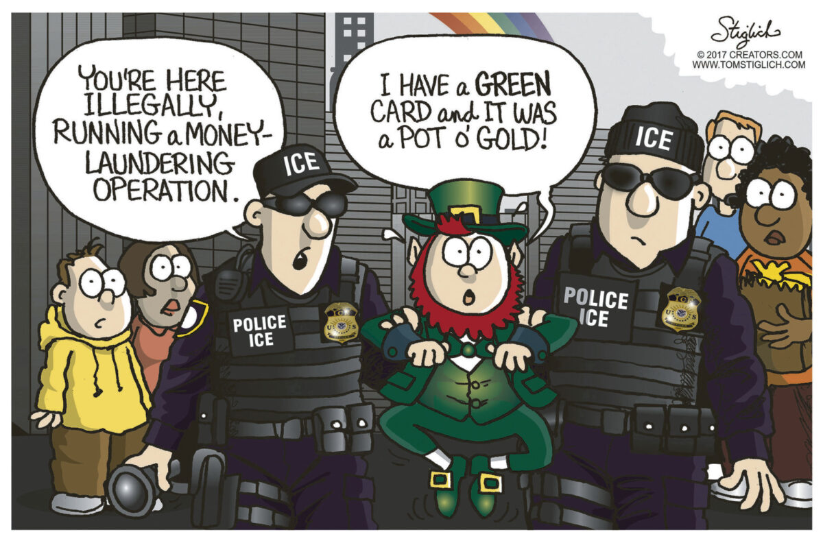 Cartoon: So much for luck of the Irish | News, Sports, Jobs - Daily Herald